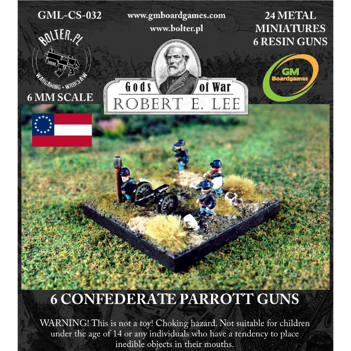 Gods of War: Robert E. Lee by BOLTER - 6 CONFEDERATE PARROTT GUNS ...
