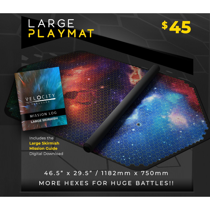 Velocity: Vanguard by Precarious Games - Large Playmat - Gamefound