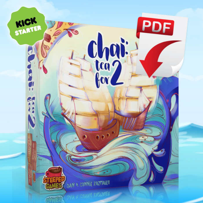 Chai: Tea for 2 & Dice Trays by Steeped Games - Chai: Tea for 2 - Print ...