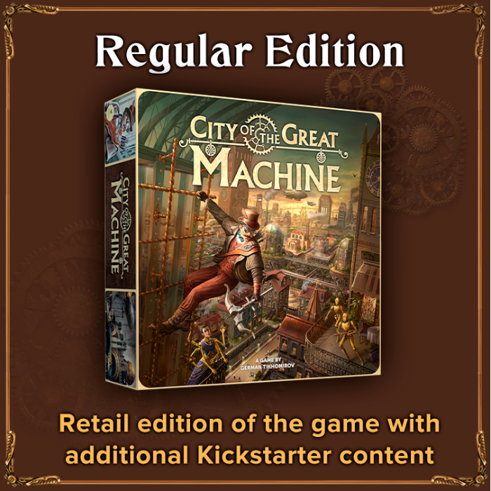 City of the Great Machine by CrowD Games - Regular Edition - Gamefound