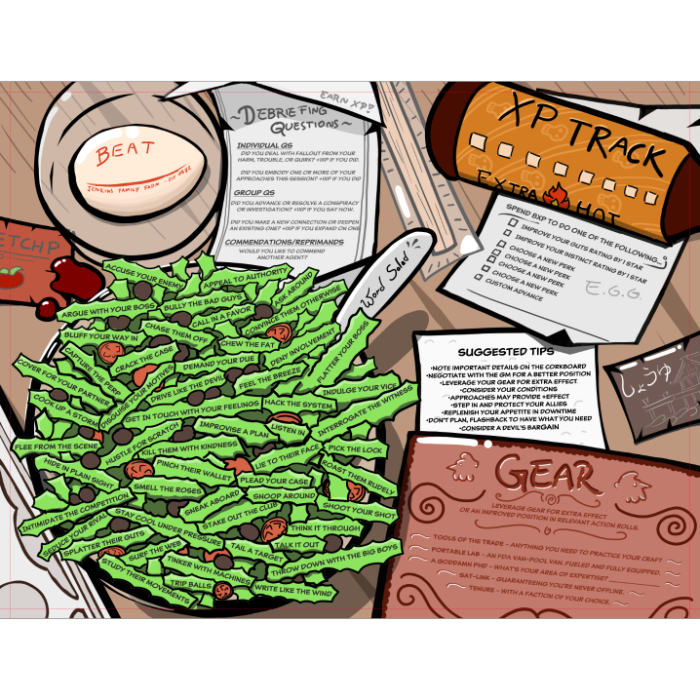 CHEW: The Roleplaying Game by PeteyP - Pad of Color Character Sheets ...