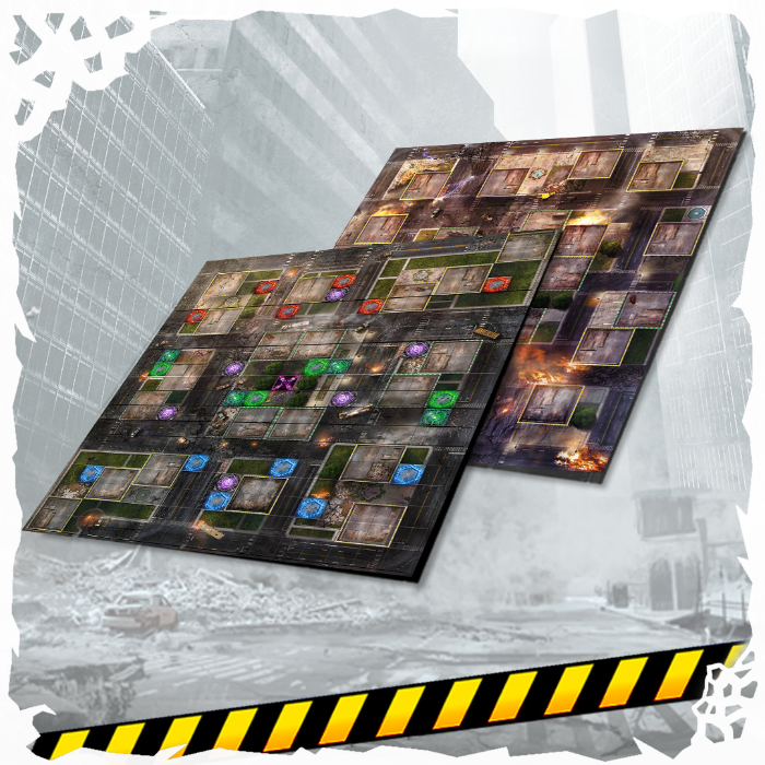 Monsterpocalypse Board Game by Mythic Games - Extra Core Maps - Gamefound
