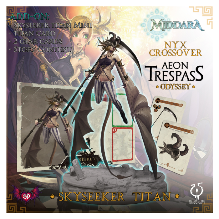 Aeon Trespass: Odyssey by Into the Unknown Studio - Promo Skyseer (Nyx) Titan Set - Gamefound