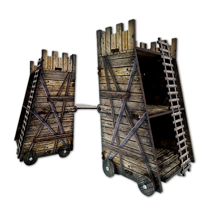 Fantasy Village - Wargaming terrain by e-Raptor - Siege tower - Gamefound