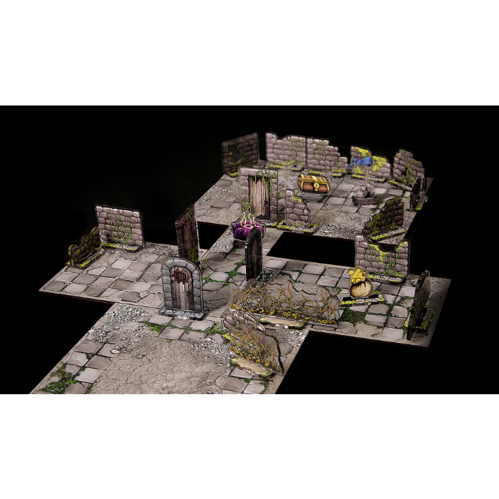 Fantasy Village - Wargaming terrain by e-Raptor - Rubble + Modular Map ...