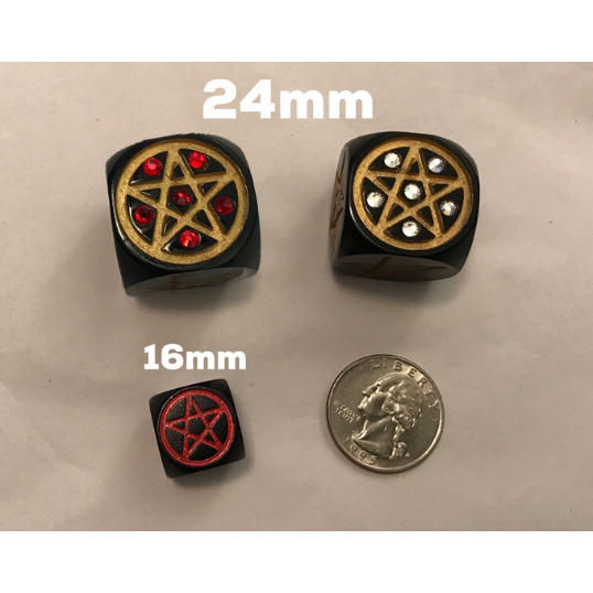 Progressive Pentacle Dice by GameRoomThings - 24mm Progressive ...
