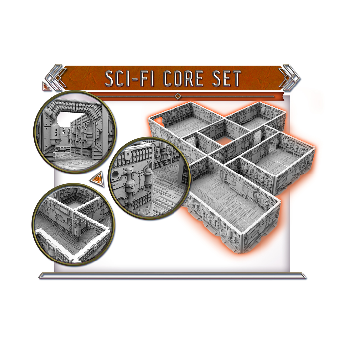 Dungeons & Lasers: Plastic Tabletop Scenery by Archon Studio - Core Set - Gamefound