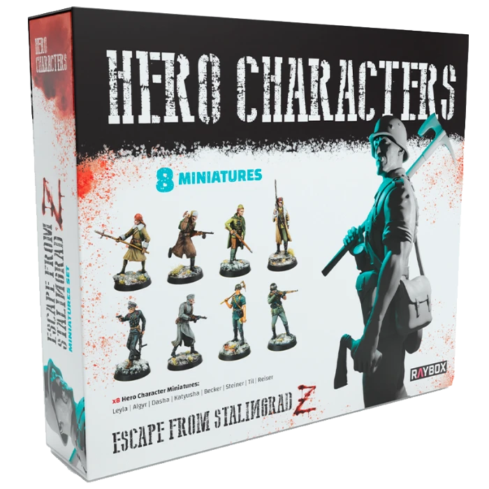 Escape from Stalingrad Z by Raybox Games - Hero Miniatures Set - Gamefound