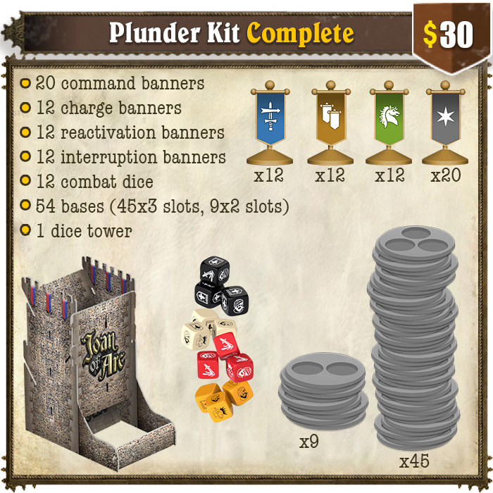 Time of Legends: Joan of Arc 1.5 by Mythic Games - Plunder Kit Complete ...