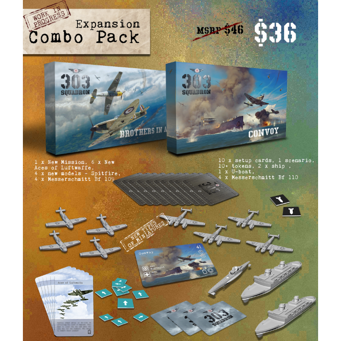 303 Squadron Board Game by Hobbity.eu - Combo Pack - Gamefound