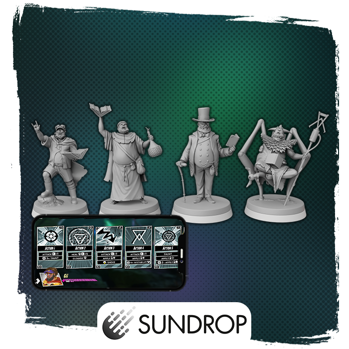TEBURU presents The Bad Karmas by Teburu - Four Gil Miniatures (Sundrop ...
