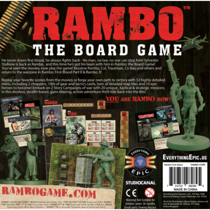 Rambo: the Board Game by Everything Epic - Rambo the Board Game Core ...