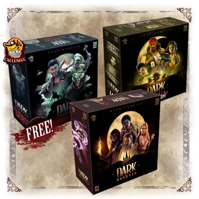 The Dark Quarter by Lucky Duck Games - The Detective Pledge - Gamefound