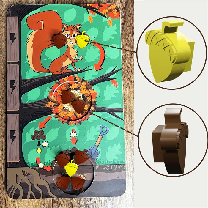 Takkure: Relaunch! by Ramperdesign - Print & Play Nutty Squirrels of ...