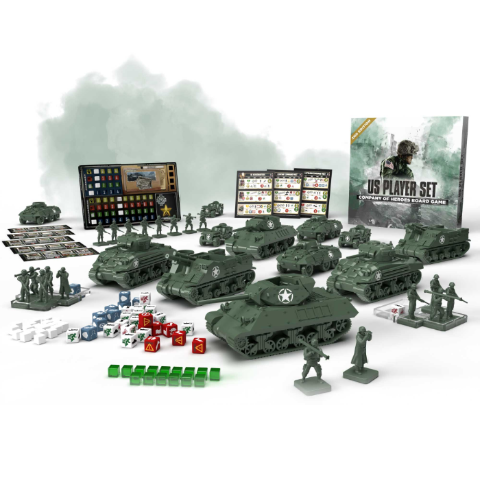 2nd Edition Company of Heroes Board Game by Bad Crow Games - US Faction ...