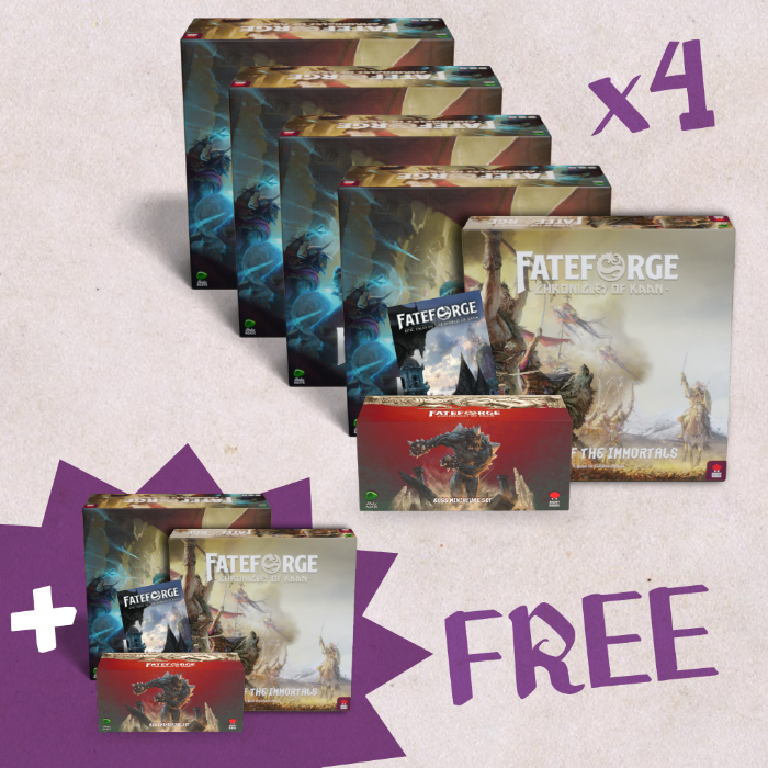 Fateforge: Chronicles of Kaan by Mighty Boards - The Emperor's Group Pledge - Gamefound