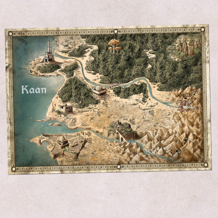 Fateforge: Chronicles of Kaan by Mighty Boards - Fateforge Map of Kaan ...