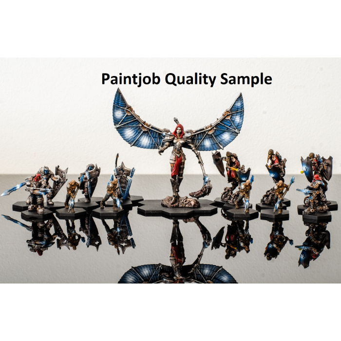 The Edge Dawnfall 1.6 by Awaken Realms - Plastic bosses painted - Gamefound