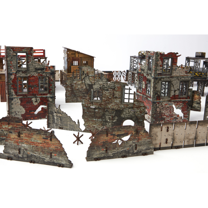 TERRAIN SYSTEMS - Platforms Buildings Obstacles by e-Raptor - War Ruins ...