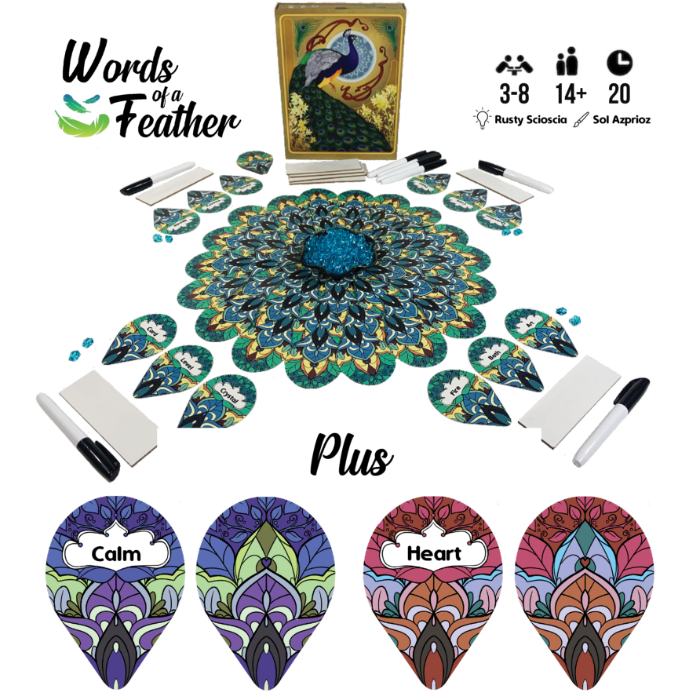 Words of a Feather by Turn Sideways Games - 12 Pack Words of a Feather ...
