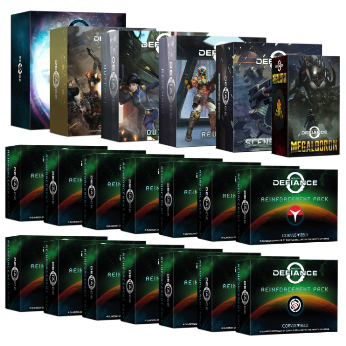 Infinity Defiance by Corvus Belli - ALL IN Pledge - Gamefound