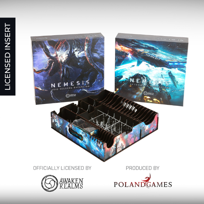 Colorful inserts with original artworks for popular games 2 by PolandGames - Insert Nemesis ...