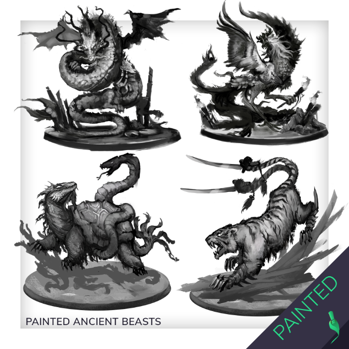 Great Wall Board Game by Awaken Realms - PAINTED ANCIENT BEASTS - Gamefound
