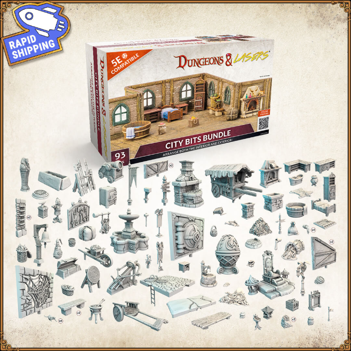 Dungeons & Lasers V: World of Deuslair 5E by Archon Studio - City Bits ...