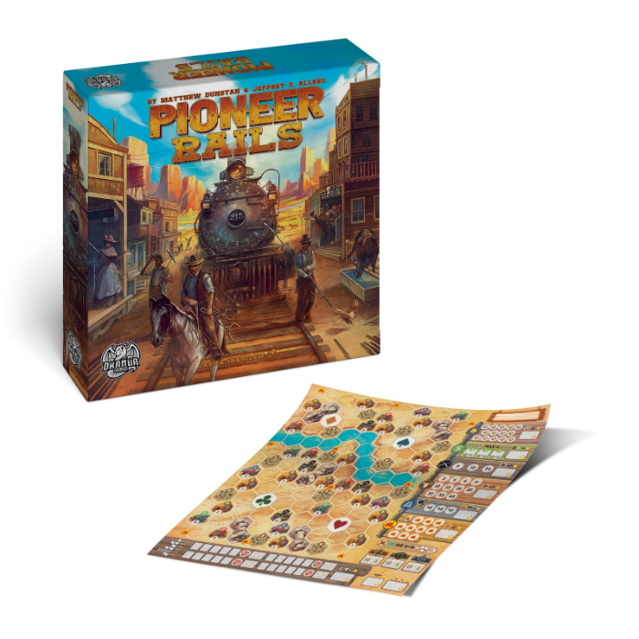 Pioneer Rails by Dranda Games - Pioneer Rail base game (DESERT MAPS ...
