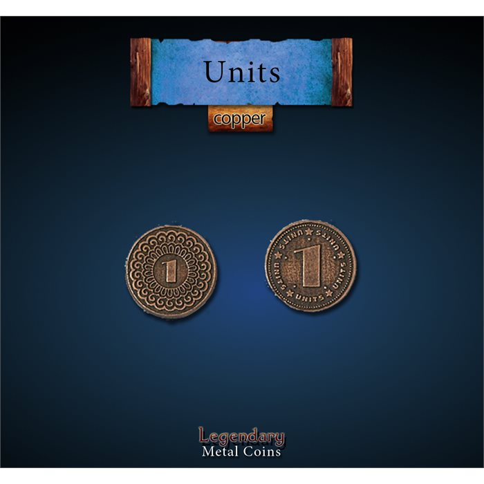 Legendary Metal Coins Season 5 by Drawlab - Units Copper Coins - Gamefound