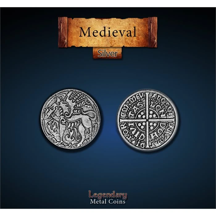 Legendary Metal Coins Season 5 by Drawlab - Medieval Silver Coins ...