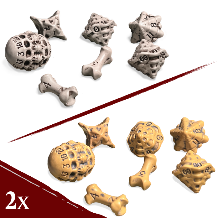 Skull & Bone Dice Set by LYNX - Gamefound