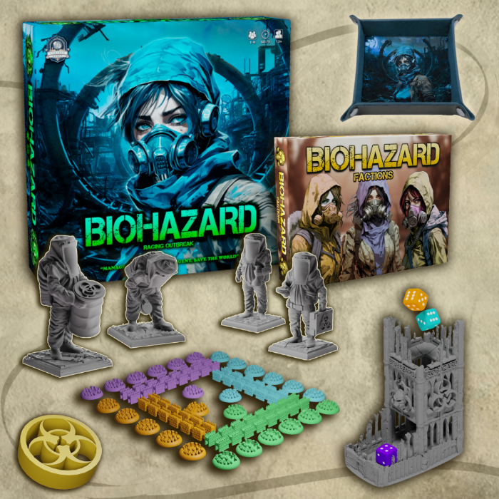Biohazard: Raging Outbreak by Toribio Boardgames - Gamefound