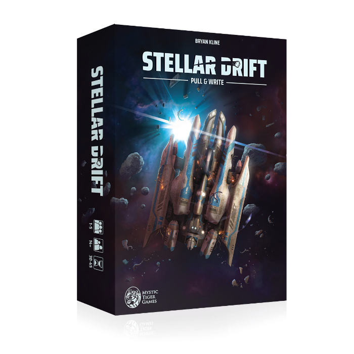 Stellar Drift: A Pull-and-Write Board Game by Mystic Tiger Games - Gamefound