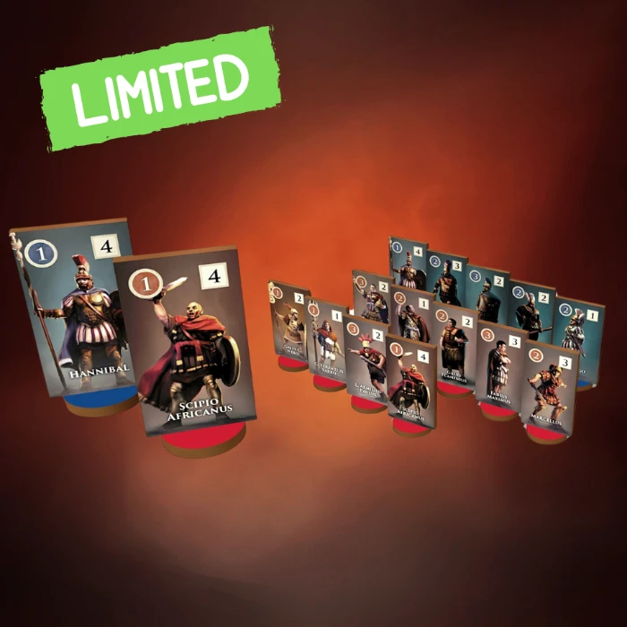 Hannibal & Hamilcar + Metal Minis by PHALANX - Gamefound