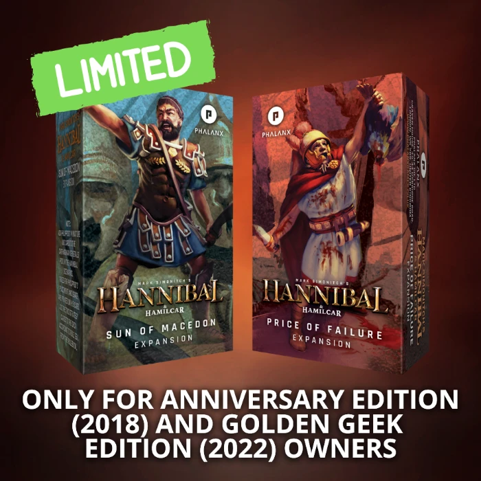 Hannibal & Hamilcar + Metal Minis by PHALANX - Gamefound
