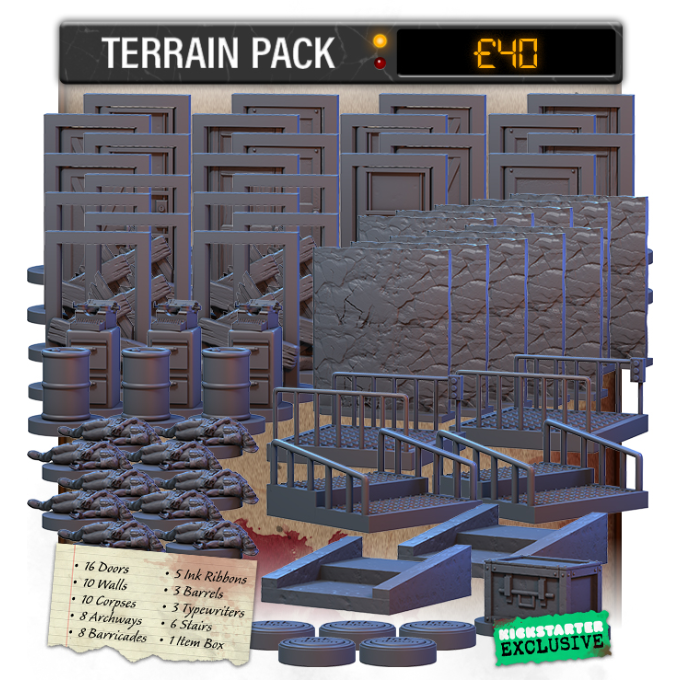 Resident Evil 3: The Board Game by Steamforged Games - Terrain Pack ...