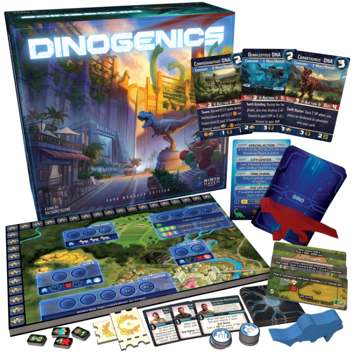 DinoGenics: New Arrivals by NinthHaven Games - Gamefound