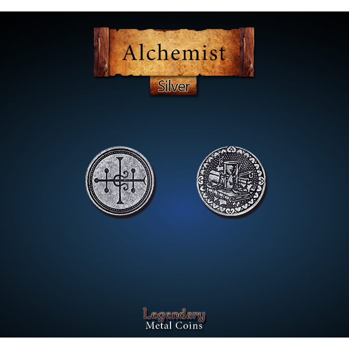Legendary Metal Coins Season 4 by Drawlab - Alchemist Silver Coins ...