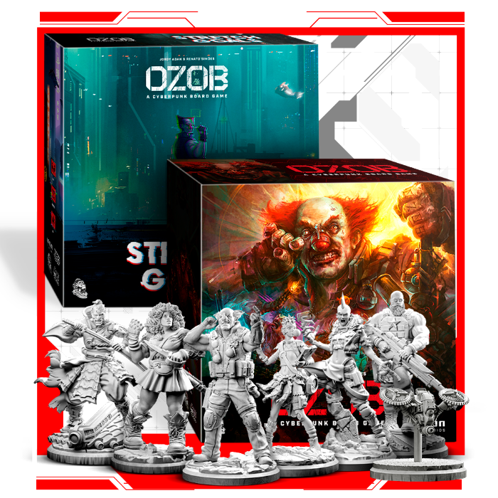 Ozob: A Cyberpunk Board Game by Nonsense Creations - Gamefound