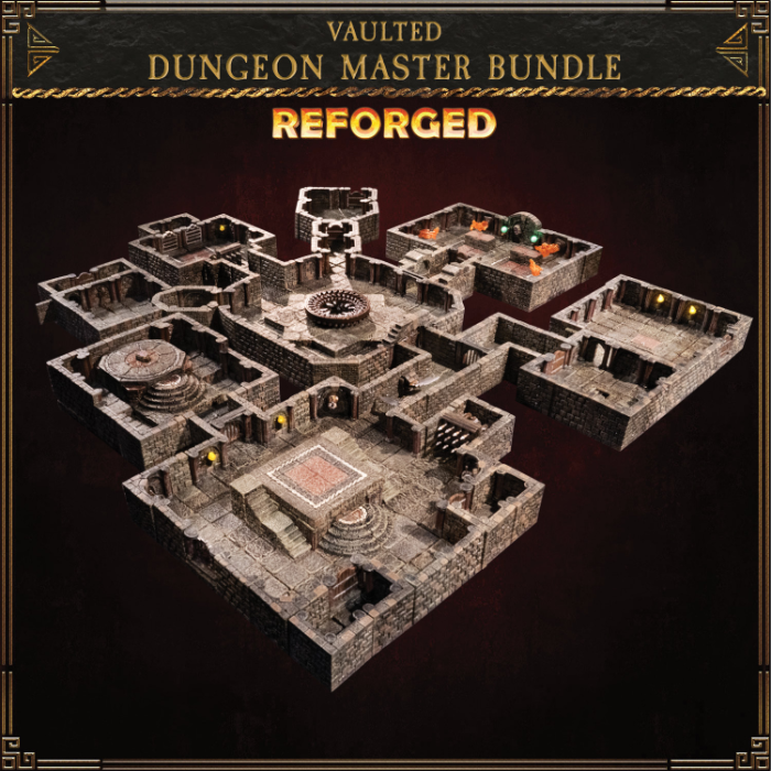 Dungeons Reforged - Hand Painted Modular Terrain by Dwarven Forge - Gamefound