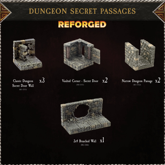 Dungeons Reforged - Hand Painted Modular Terrain by Dwarven Forge - Gamefound