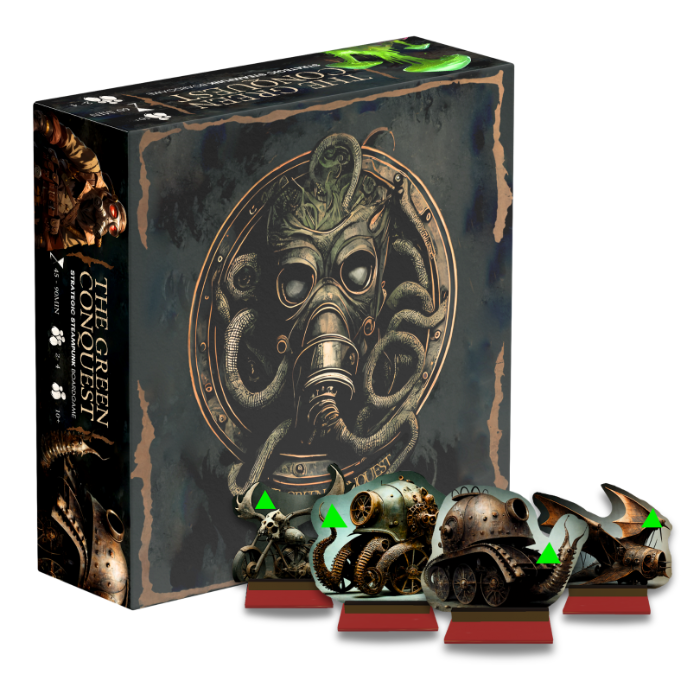 The Green Conquest - Strategic Steampunk Boardgame by Steamortal games ...
