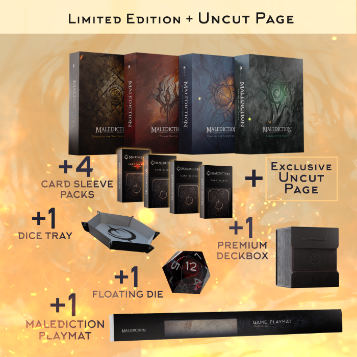 Malediction - Miniatures Card Game by Loot Studios - Gamefound