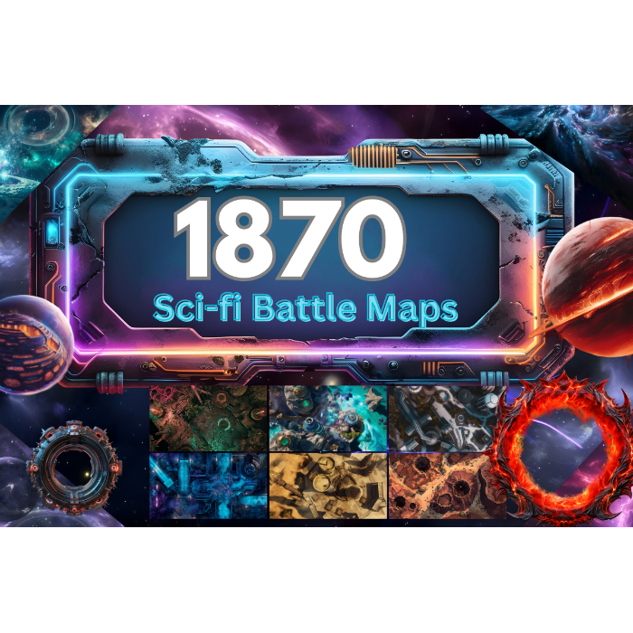 1600 Sci-Fi Textures, 550 Isometric Assets for Map Making and 1870 Sci ...