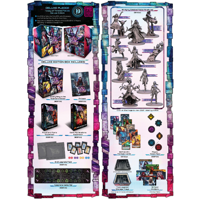 Twisted Fables by Diemension Games - Twisted Fables Deluxe Edition - Gamefound