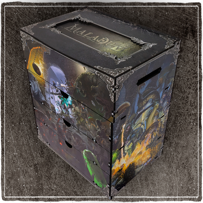 Licensed Insert & Box for Maladum: Dungeons of Enveron by PolandGames - Gamefound