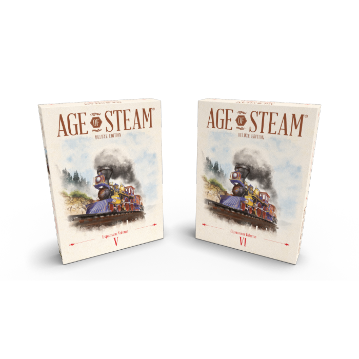 Age of Steam Deluxe Exp. Vol. V & VI by Eagle-Gryphon Games - Gamefound