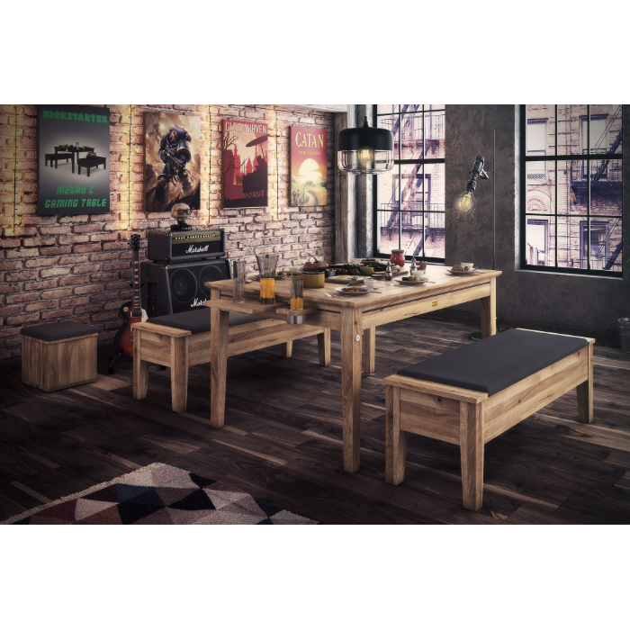The Megan Board Game Table by Geeknson Team - Leaf Box + Top Lid Bundle ...