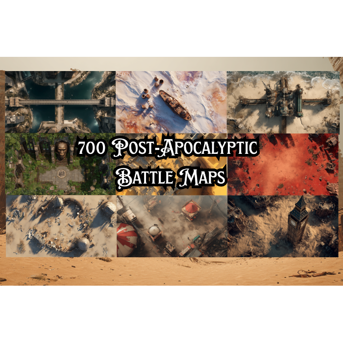 After the Fall: 700 Post-Apocalyptic Battle Maps by Agnesagraphic ...